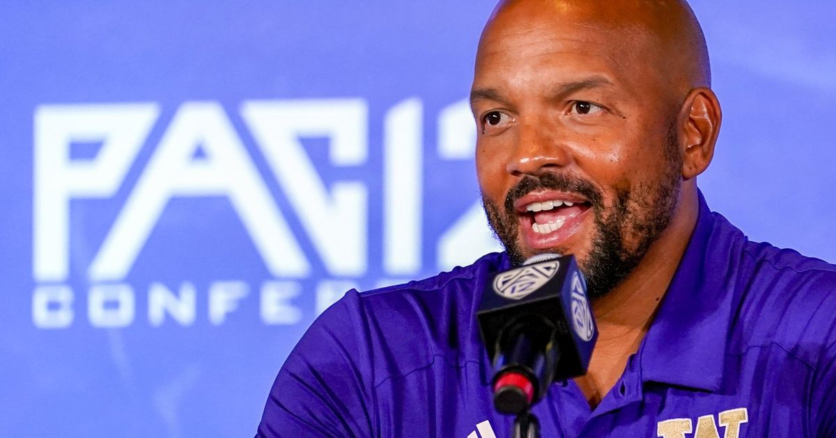 How UW football coach Jimmy Lake feels about realignment and the Pac-12 ...