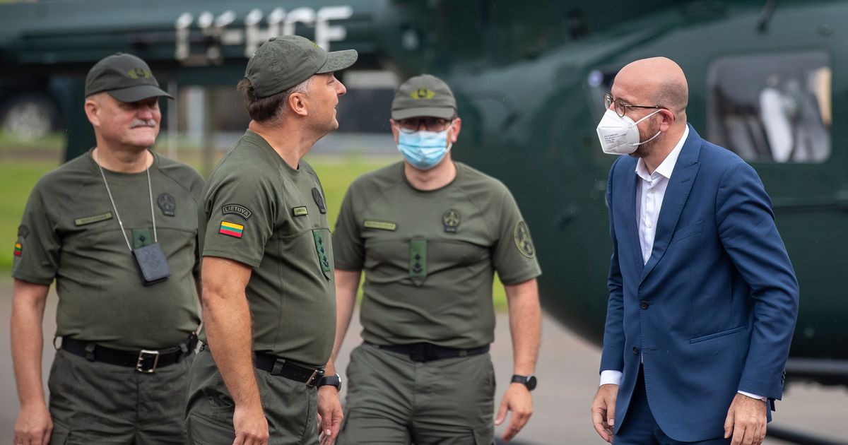 EU vows to help Lithuania amid flow of migrants from Belarus | The ...