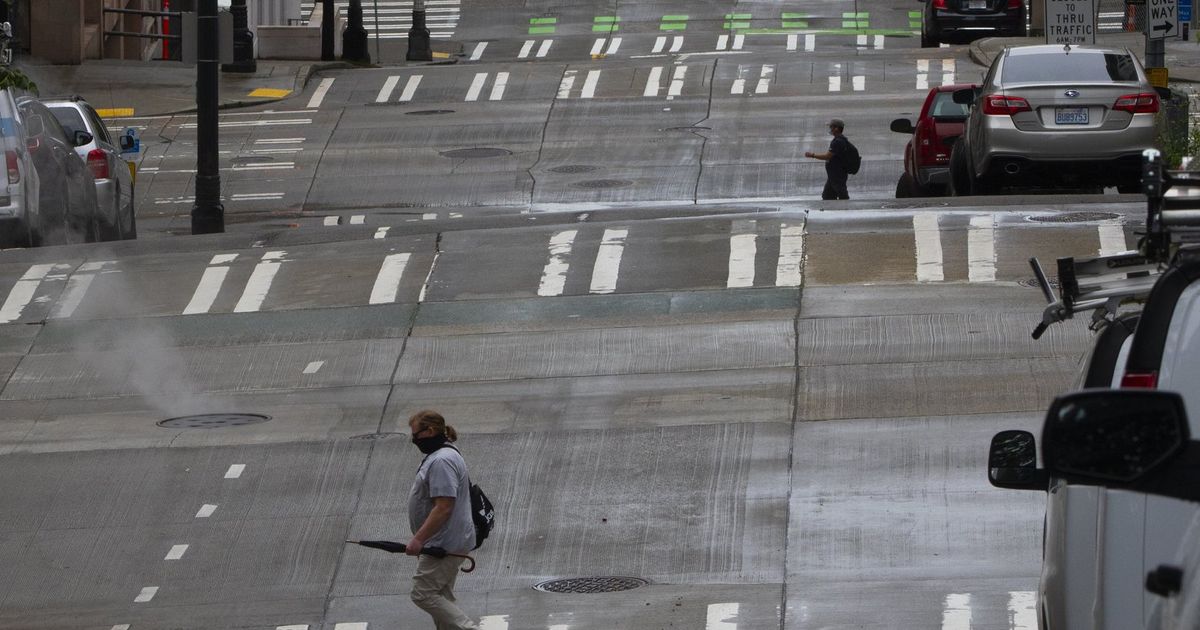 Seattle’s 51-day dry streak is over, barely. More drizzle is on the way ...