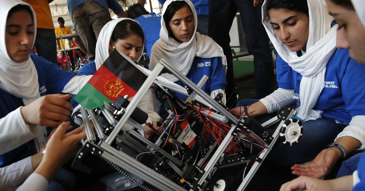 Afghan robotics team arrives safely in Doha: ‘The girls rescued ...