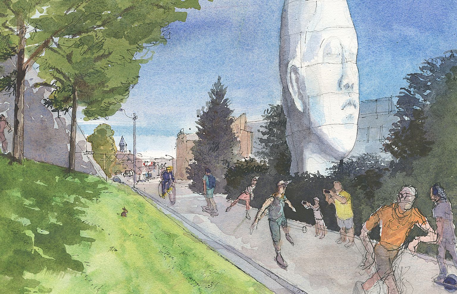 Seattle Sketcher Gabriel Campanario | The Seattle Times