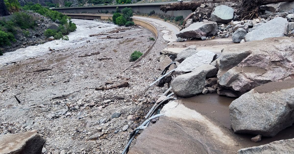 Flood watches in US West as mudslides close major interstate | The ...