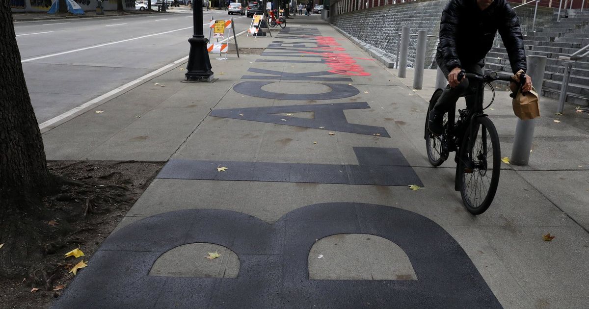 Seattle Black Lives Matter mural takes message to the street | The ...
