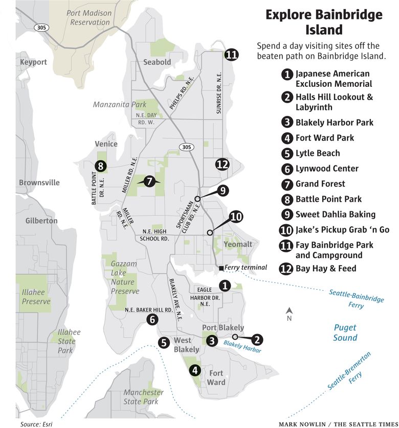 Seattle Bainbridge Map