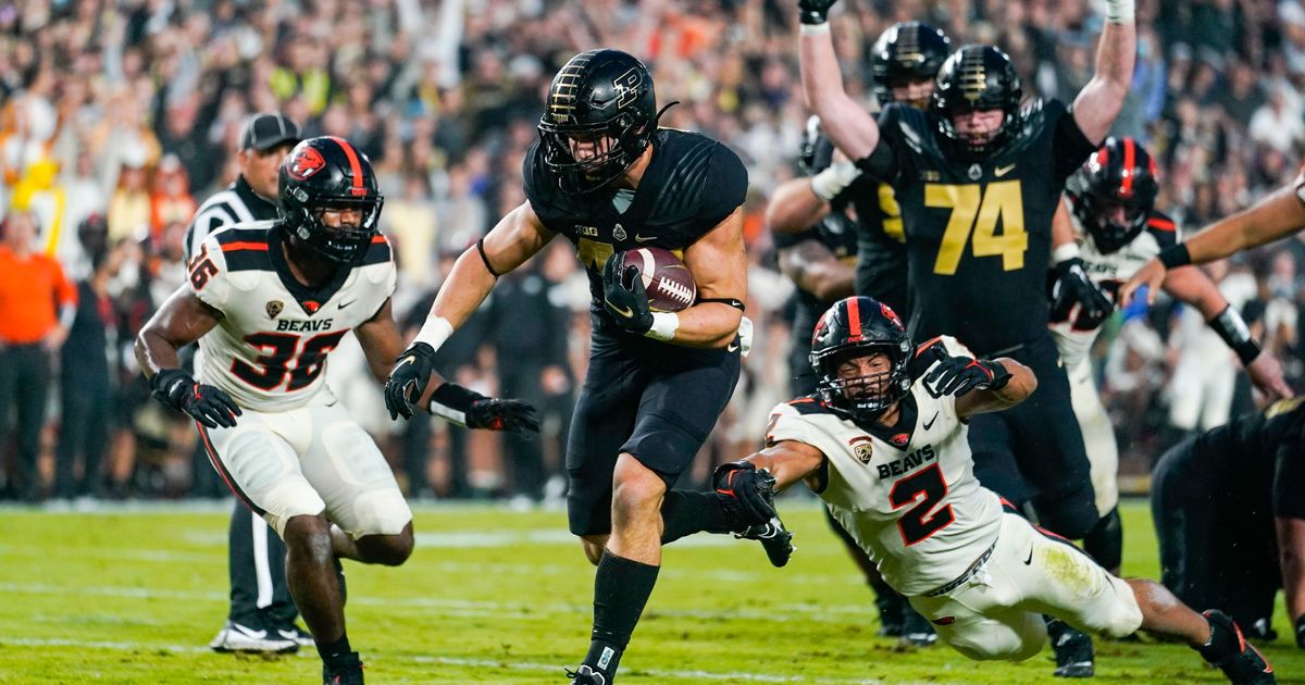 Purdue loses top running back for 4-8 weeks with broken leg | The ...