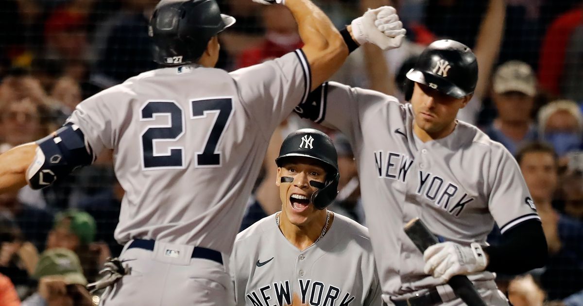 Yankees sweep, beat Red Sox 6-3 to take AL wild-card lead | The Seattle Times