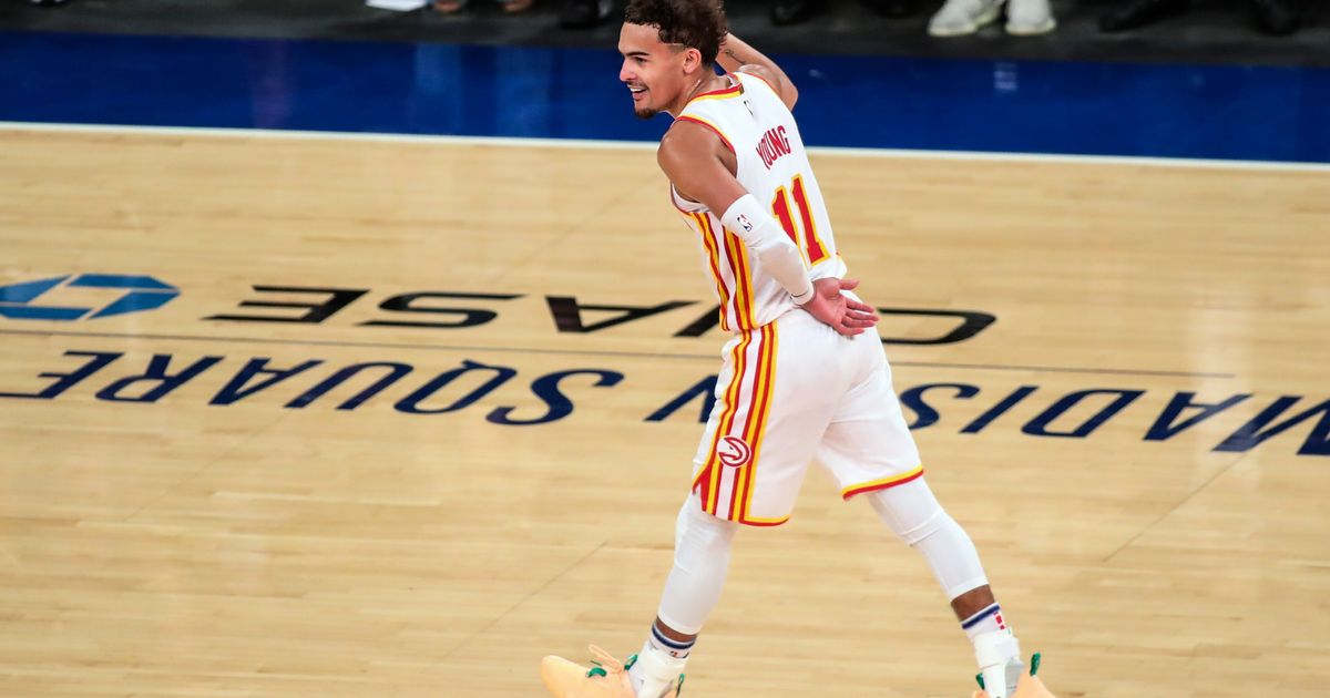 Trae Young back at MSG — this time playing a wrestling heel | The ...