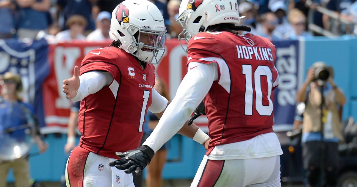 Murray gets 5 TDs, Jones 5 sacks as Cards rout Titans 38-13 | The ...