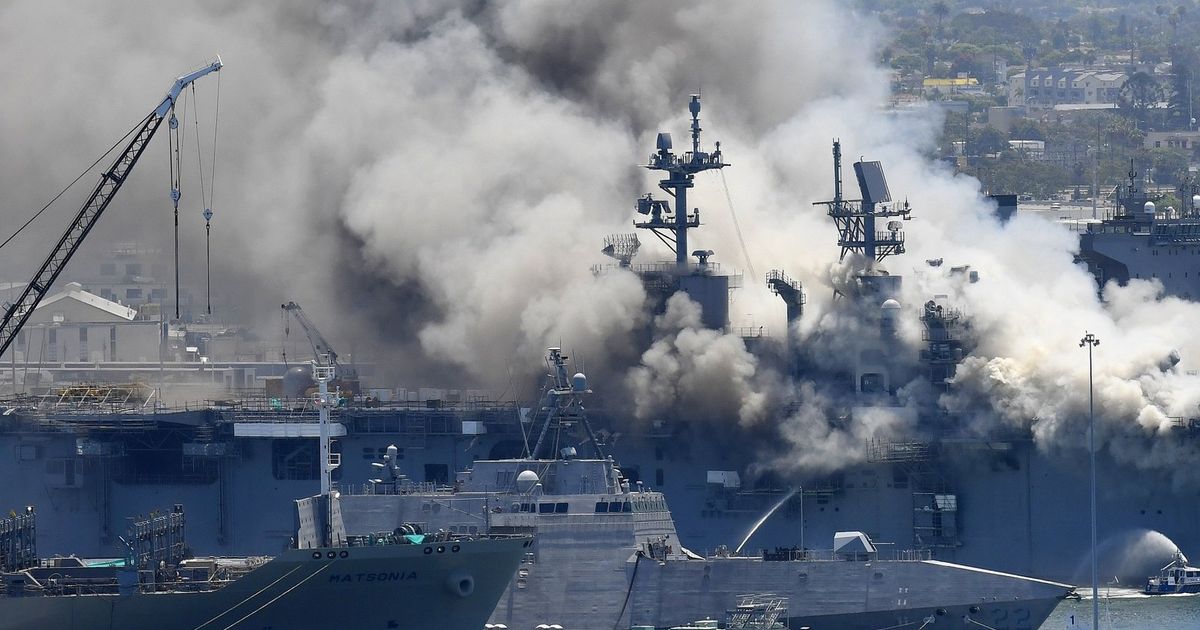 Navy probe finds major failures in fire that destroyed ship | The ...