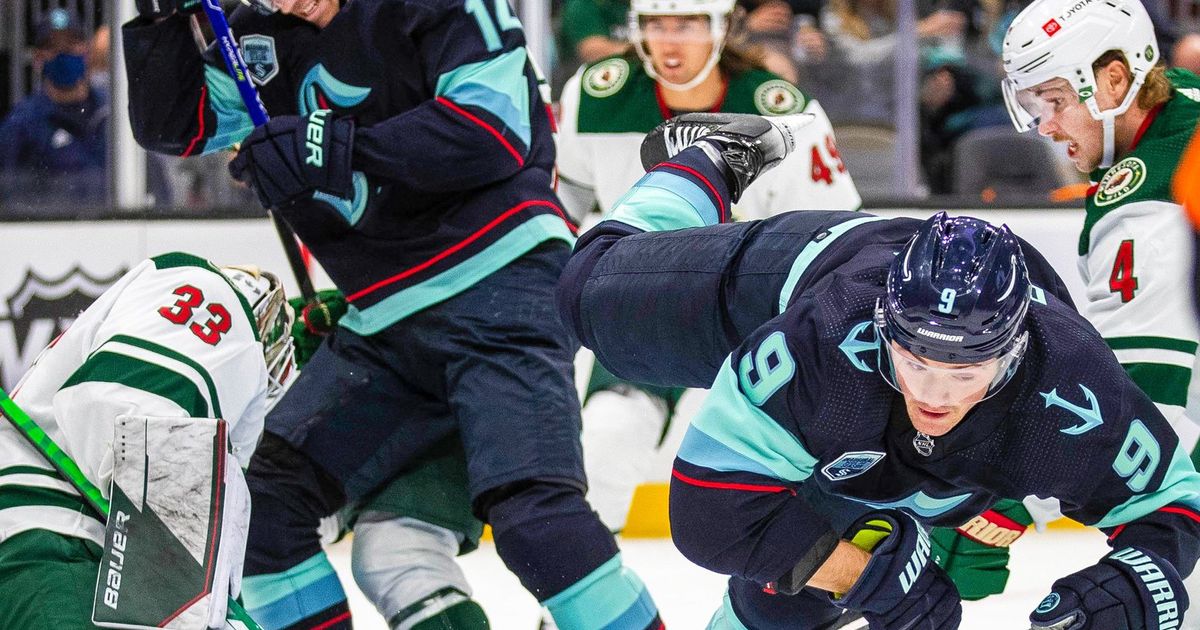 Photos: Kraken roll to two-game win streak, beating Wild 4-1 | The ...