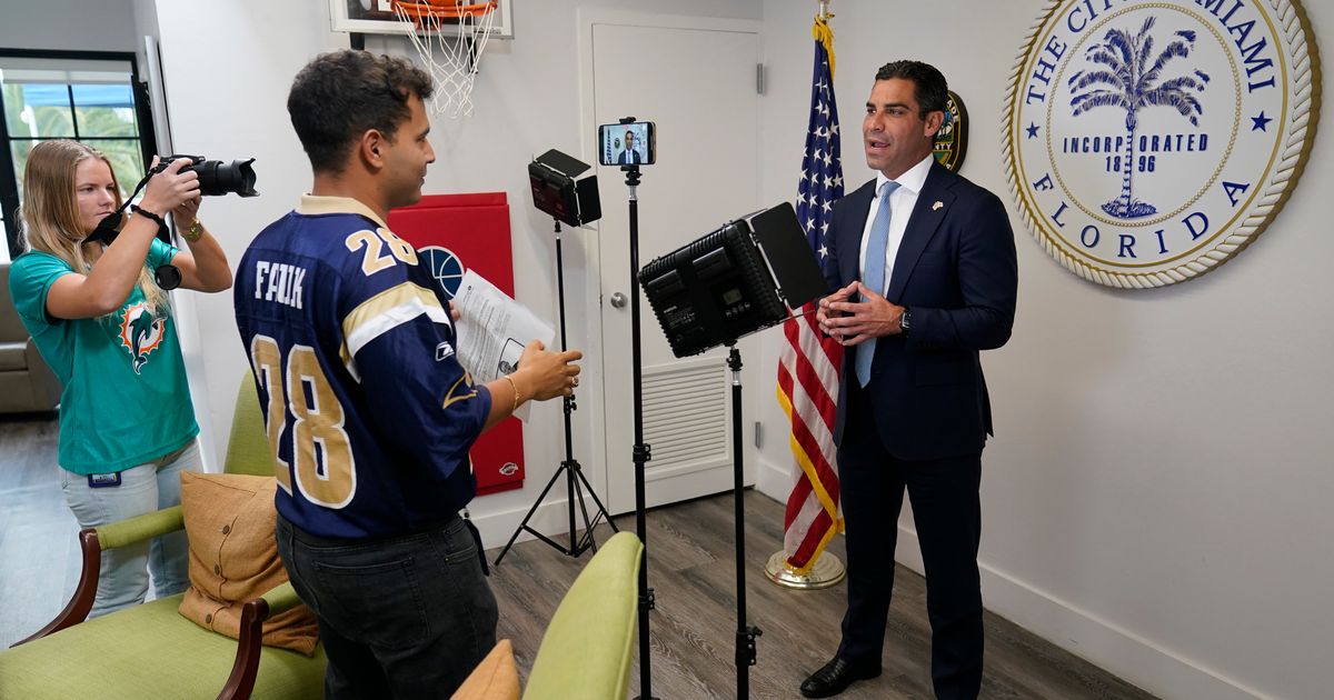 Miami mayor seeks 2nd term as he raises national profile | The Seattle ...