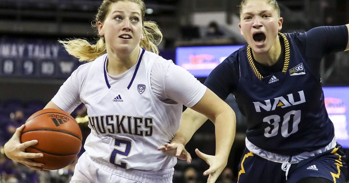 Photos: UW Husky women take on NAU Lumberjacks | The Seattle Times