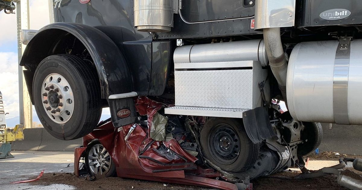 Woman ‘miraculously Survives With Minor Injuries After Car Crushed By