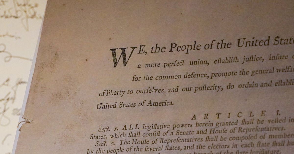 Rare first printing of US Constitution sells for record $43M | The ...