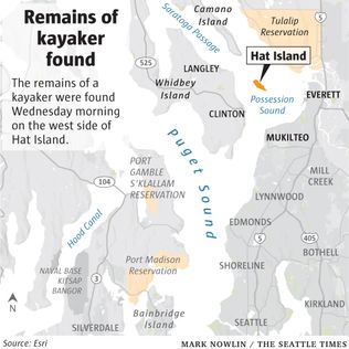 Body of kayaker recovered on west side of Hat Island | The Seattle Times