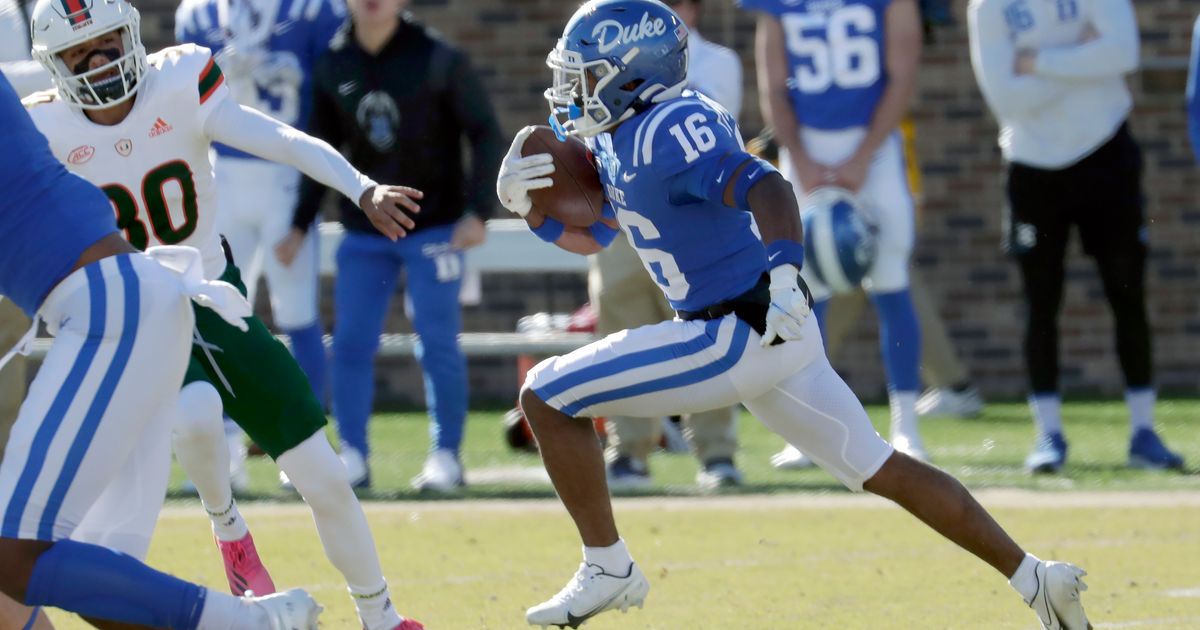 Miami decks Duke, 47-10, to continue late-season surge | The Seattle Times