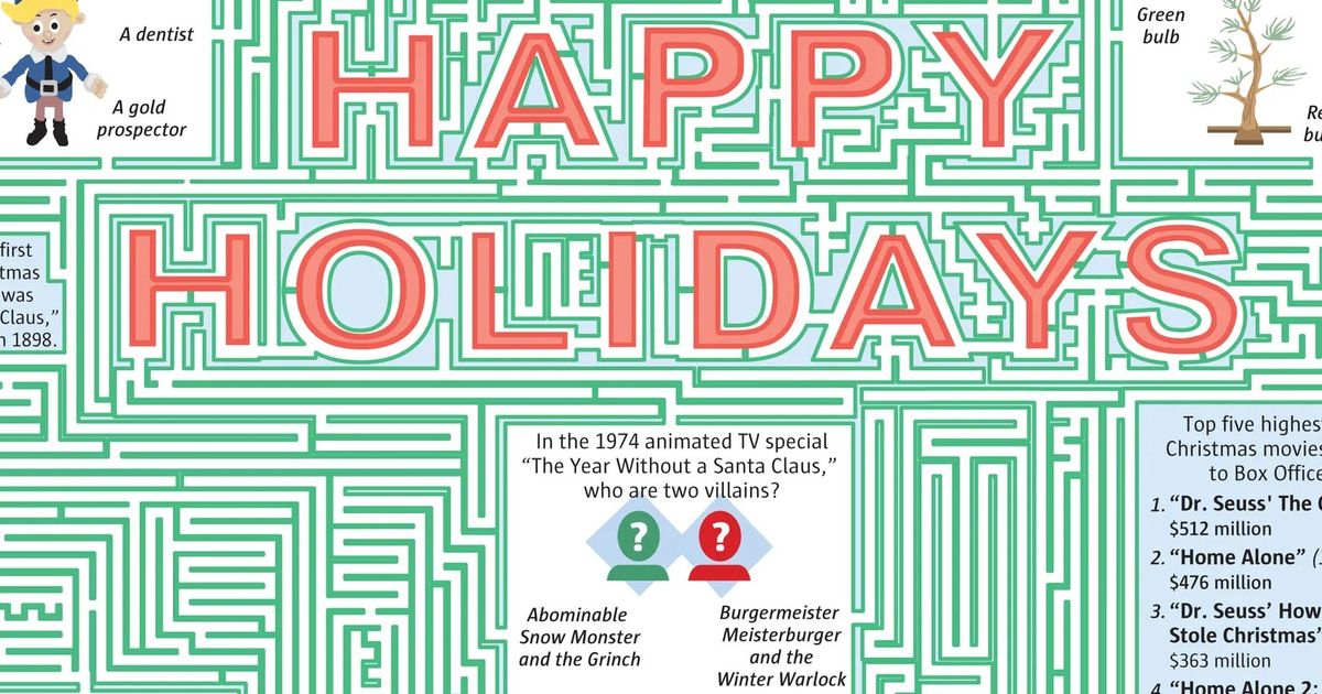 Test your skills with our holiday maze | The Seattle Times
