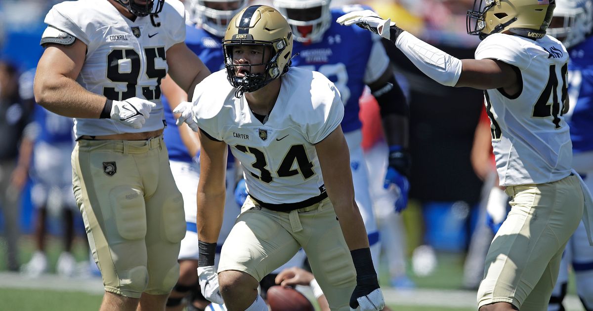Army LB Andre Carter II a force for Black Knights | The Seattle Times