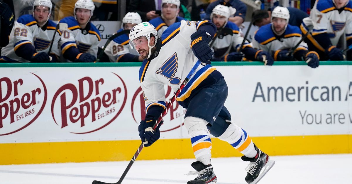 Blues score 3 in 3rd, win 4-1 to snap Stars’ home streak | The Seattle ...