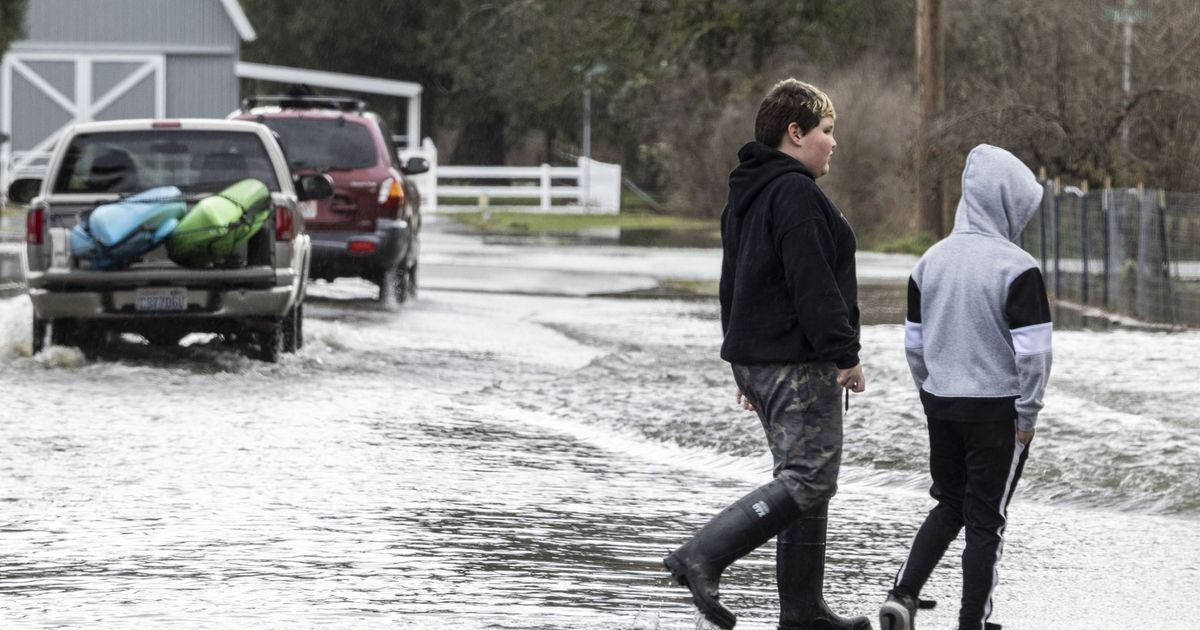 Photos: Rain and snow cause major flooding across Western Washington ...
