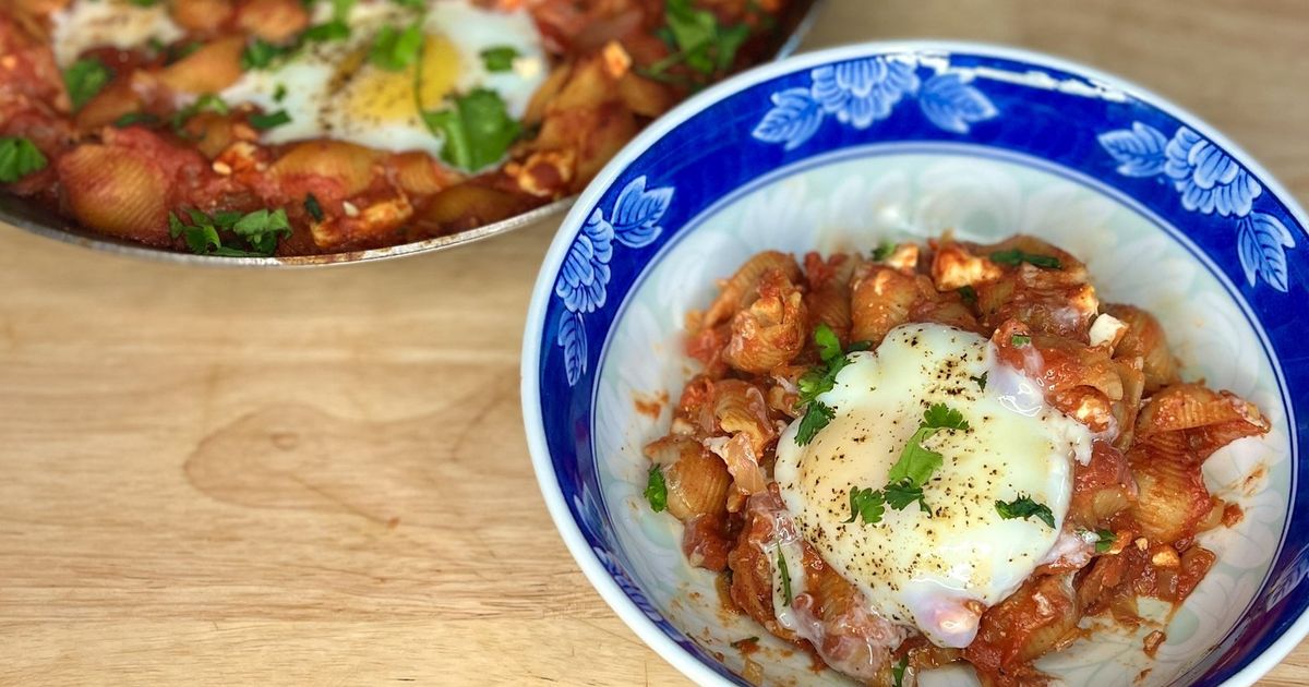 Looking to elevate your red sauce? This spicy shakshuka pasta looks to ...