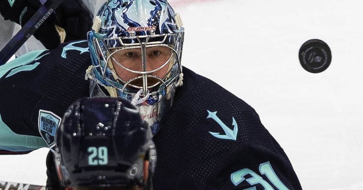 After an ‘unacceptable’ start, Kraken scratch and claw past Sharks for ...