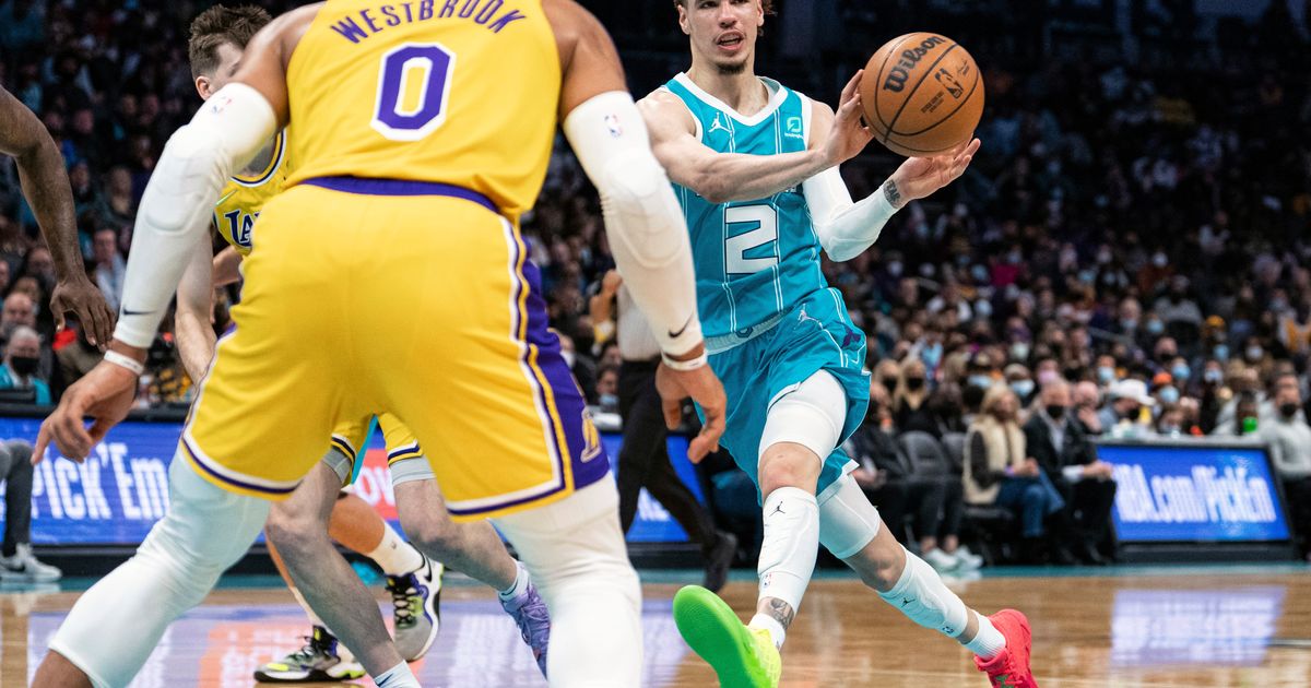 Bridges, Hornets hold off short-handed Lakers, 117-114 | The Seattle Times