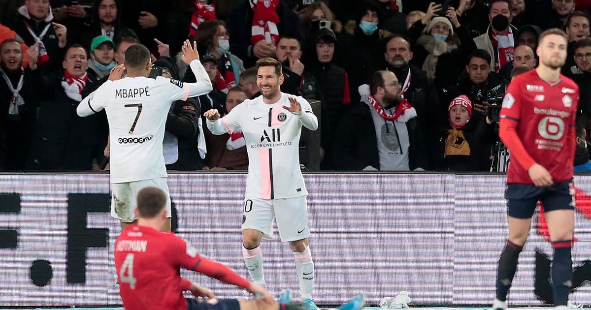Messi scores as leader PSG wins 5-1 at defending champ Lille | The ...