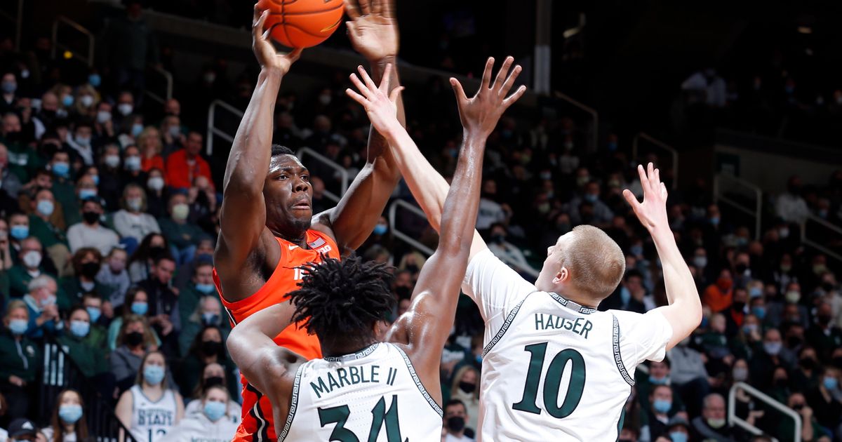 Cockburn leads No. 12 Illinois past slumping No. 19 Spartans | The ...