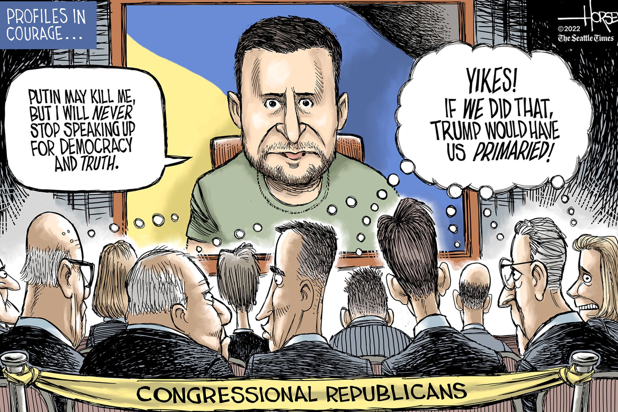 Totalitarianism Cartoon Russia