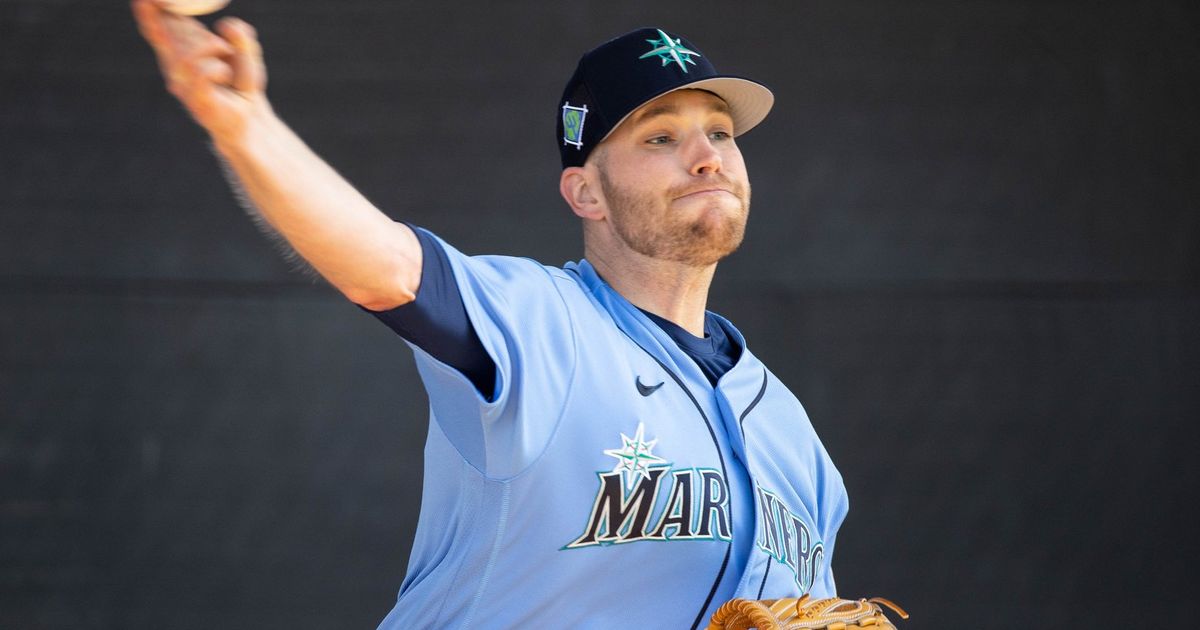 Mariners reliever Casey Sadler won’t be able to add to scoreless ...