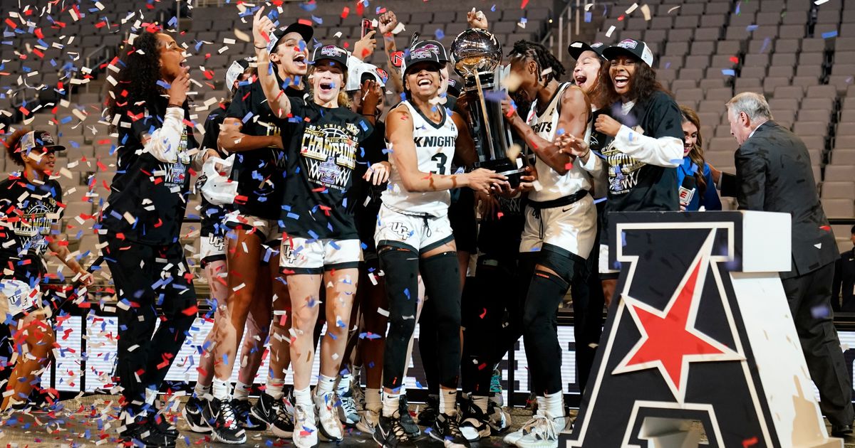 No. 25 UCF women beat USF 53-45, win first AAC championship | The ...