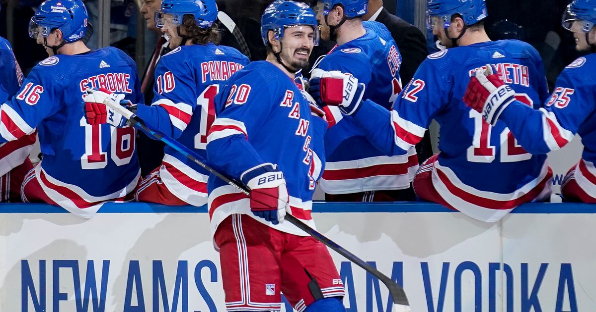 Rangers score 3 early goals, go on to rout Penguins 5-1 | The Seattle Times