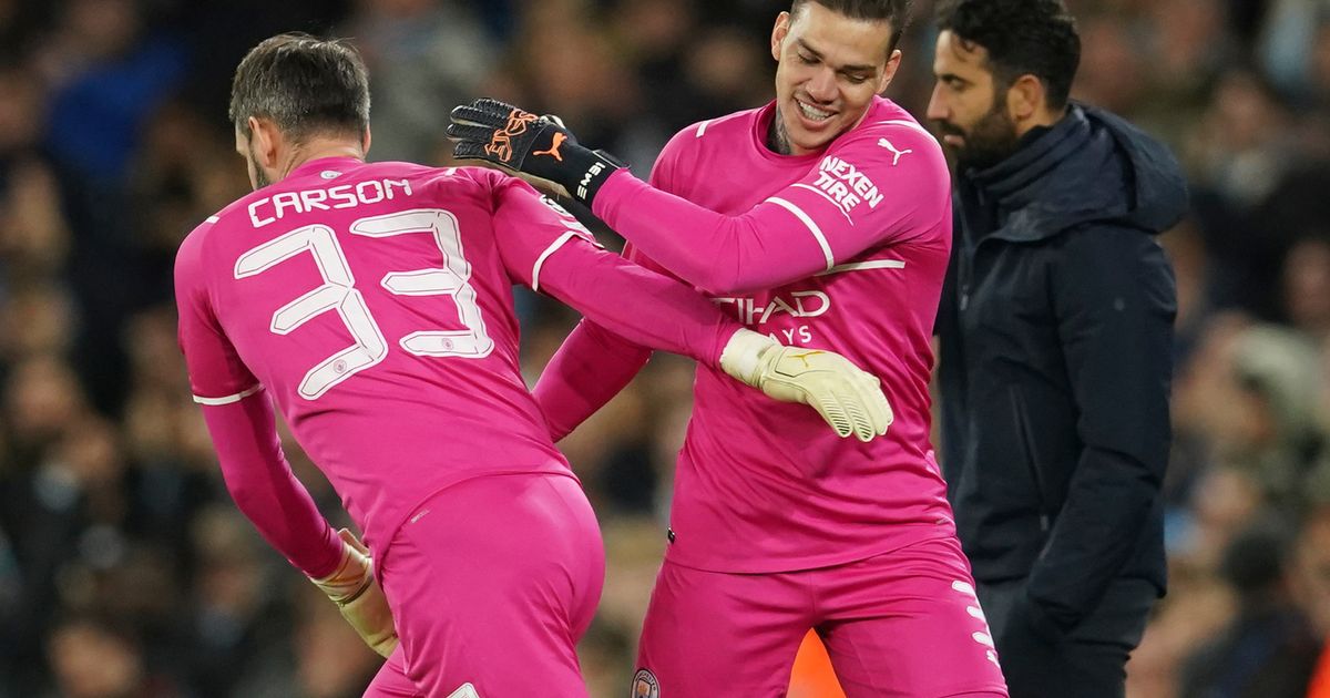 Carson makes rare CL appearance as Man City reaches quarters | The ...