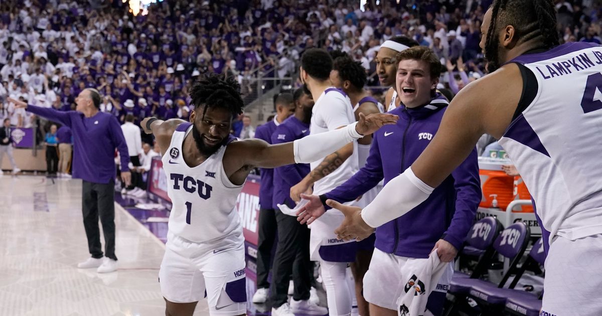 TCU 2nd win in row over top-10 team, 74-64 over No. 6 Kansas | The ...