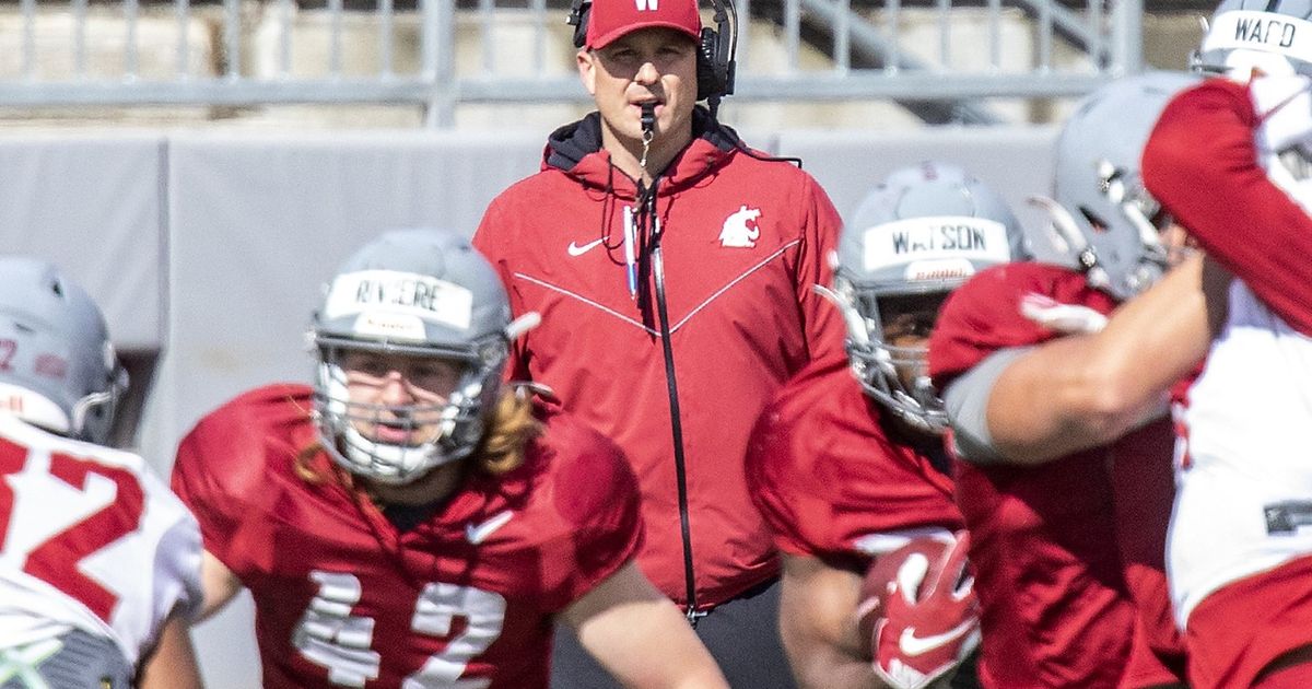 WSU football coach Jake Dickert: Running the ball a ‘mentality and ...