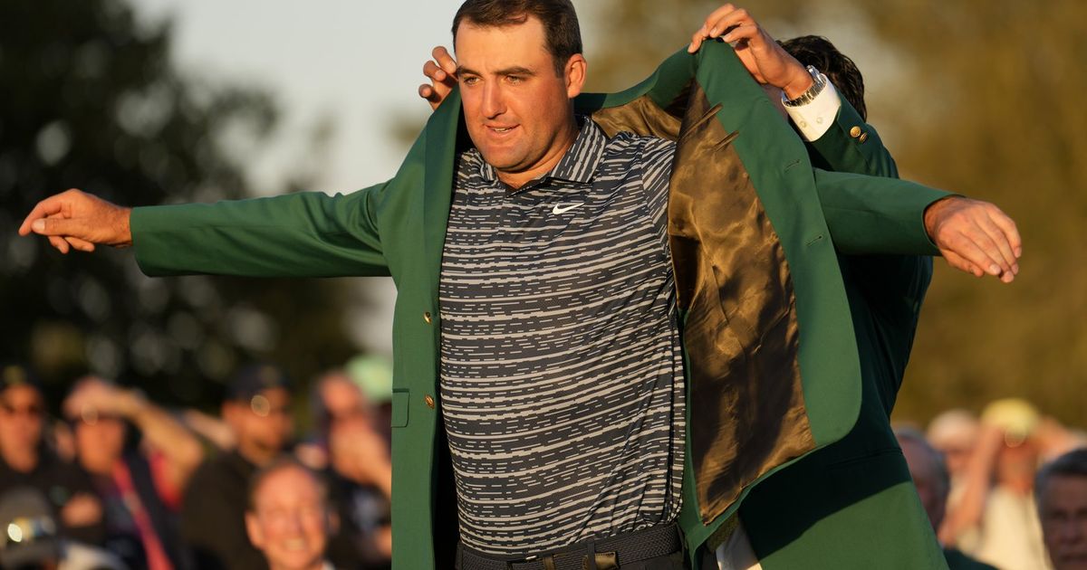 Scheffler gets Masters green jacket to go with No. 1 ranking | The ...