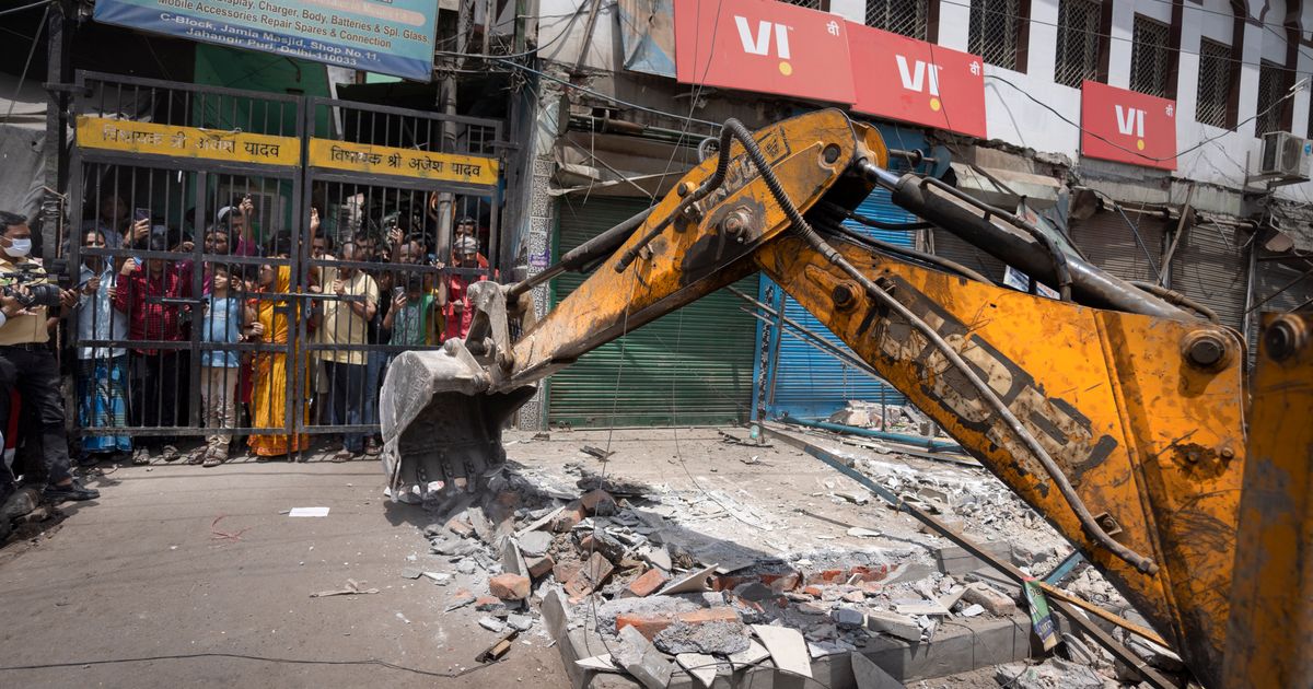 Muslim properties razed in New Delhi after communal violence | The ...