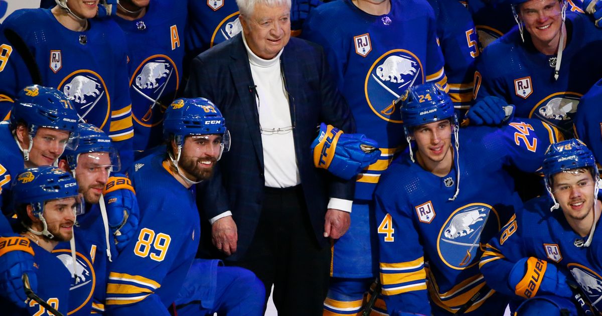 Sabres raise banner honoring longtime broadcaster Jeanneret | The ...