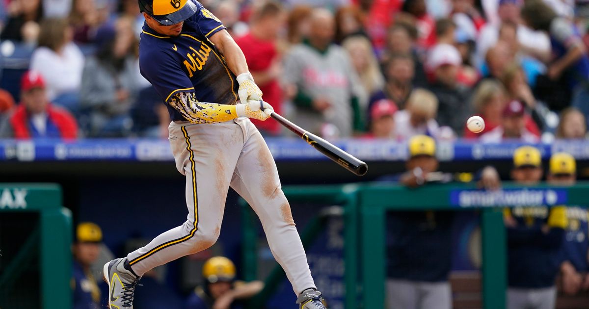 Adames steals home in Brewers’ 5-3 win over Phillies | The Seattle Times
