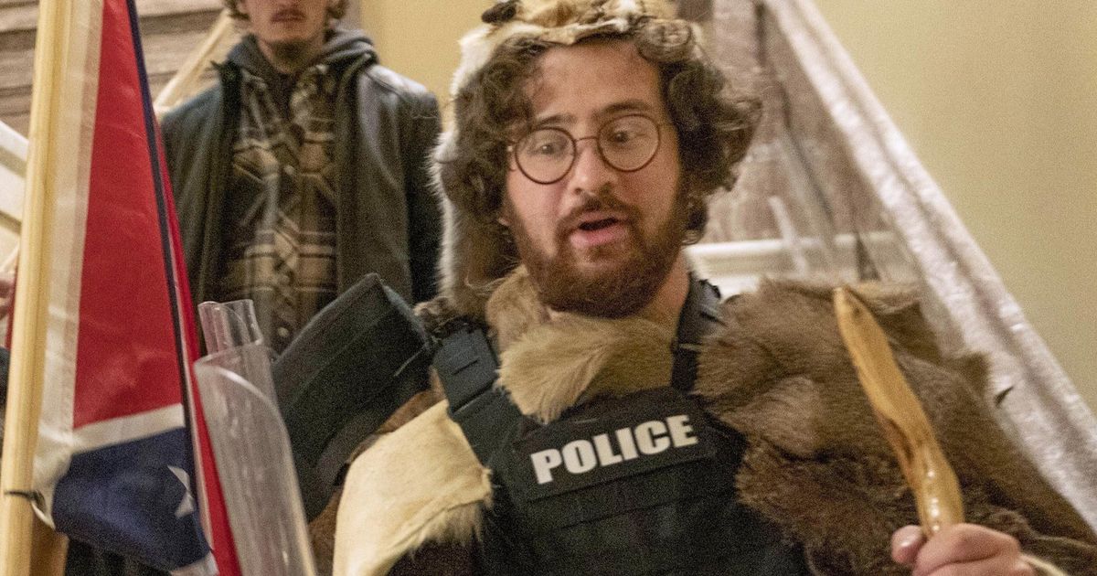 Man who stormed Capitol in caveman costume gets prison | The Seattle Times