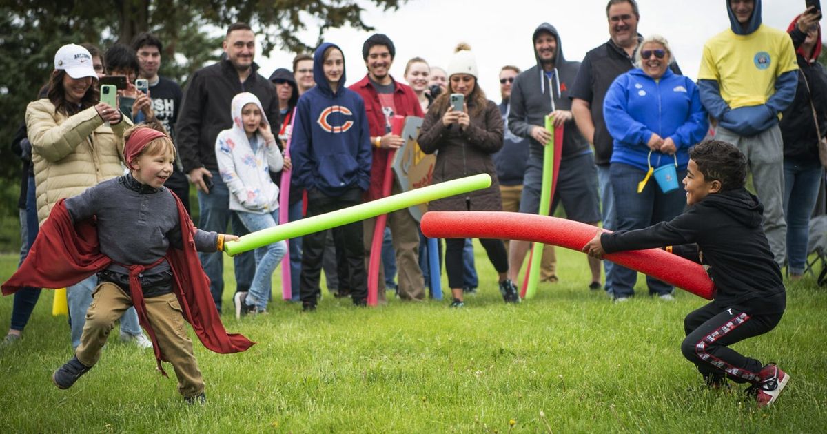 Pool noodle fight over the name Josh again attracts hundreds | The ...