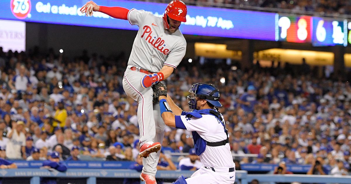 Phillies batter Dodgers’ pitching again, win 12-10 in 10 | The Seattle ...