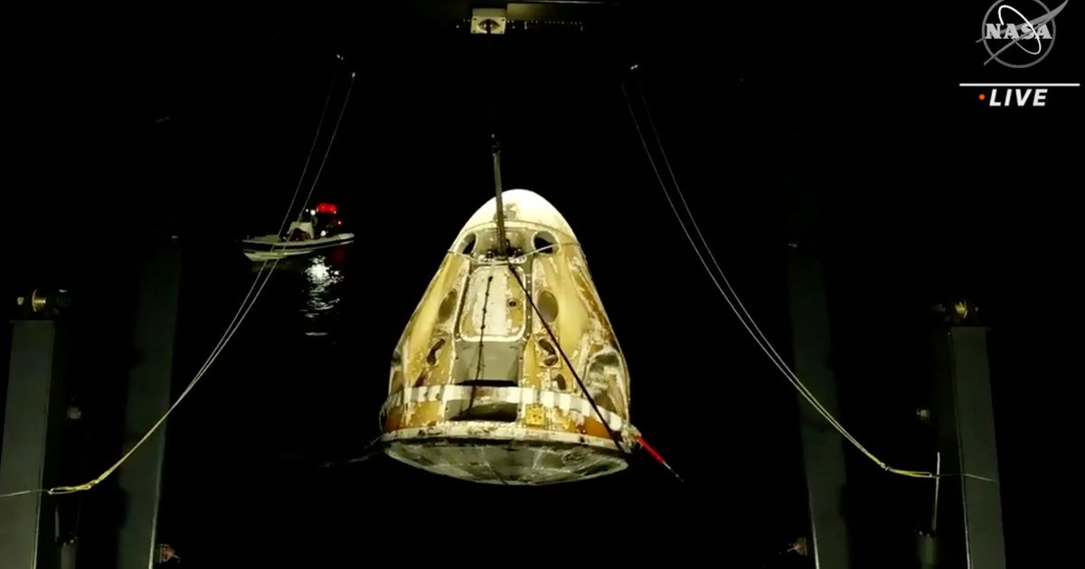 SpaceX brings 4 astronauts home, then launches 53 satellites | The ...