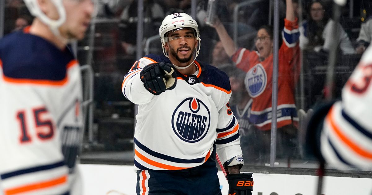 Kane has hat trick, Oilers roll to 8-2 rout of Kings | The Seattle Times