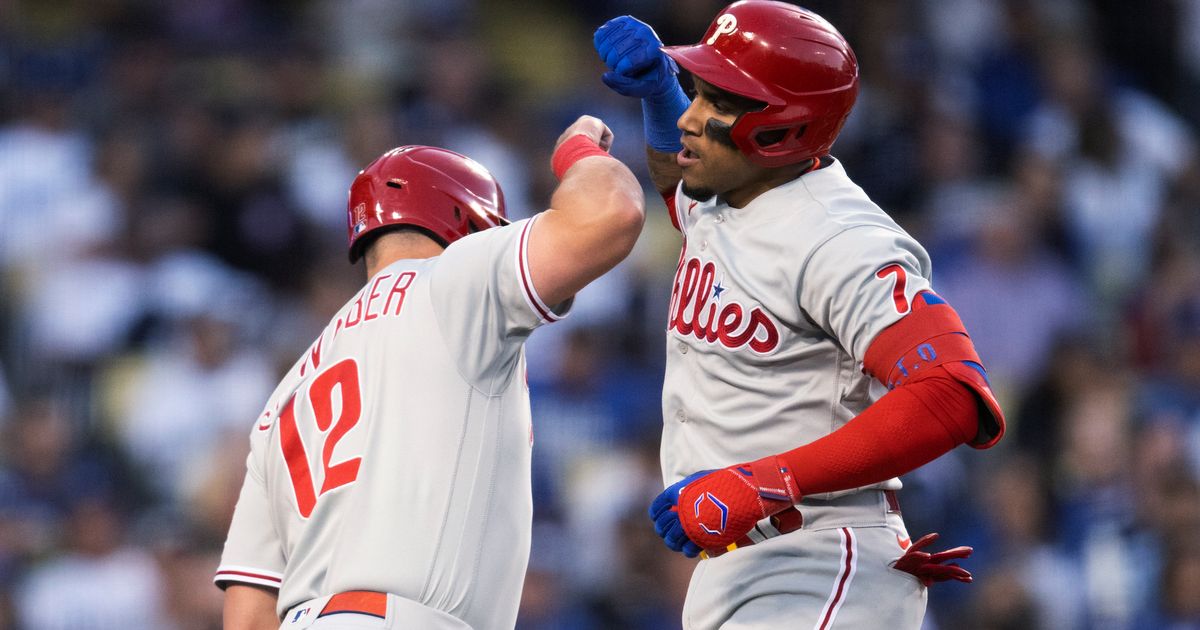 Phillies score 2 runs in 9th inning, hold off Dodgers 9-7 | The Seattle ...
