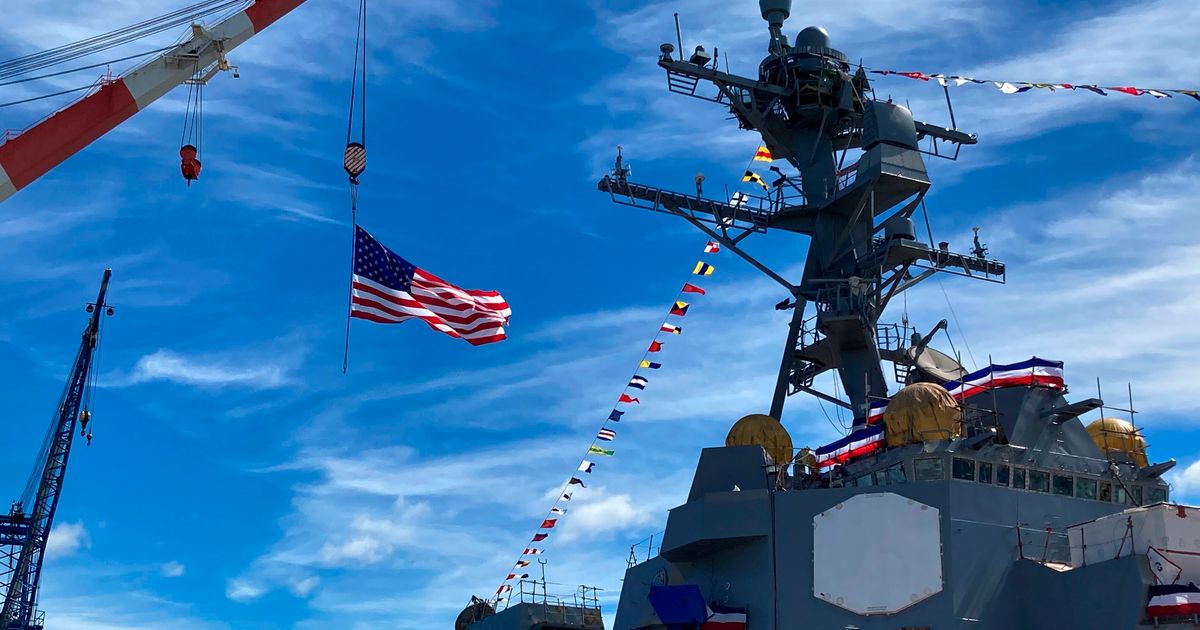 Navy destroyer bears name of decorated Marine killed in WWII | The ...