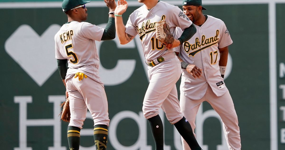 A’s hold off Bosox, avoid sweep for just 2nd win in 15 games | The ...