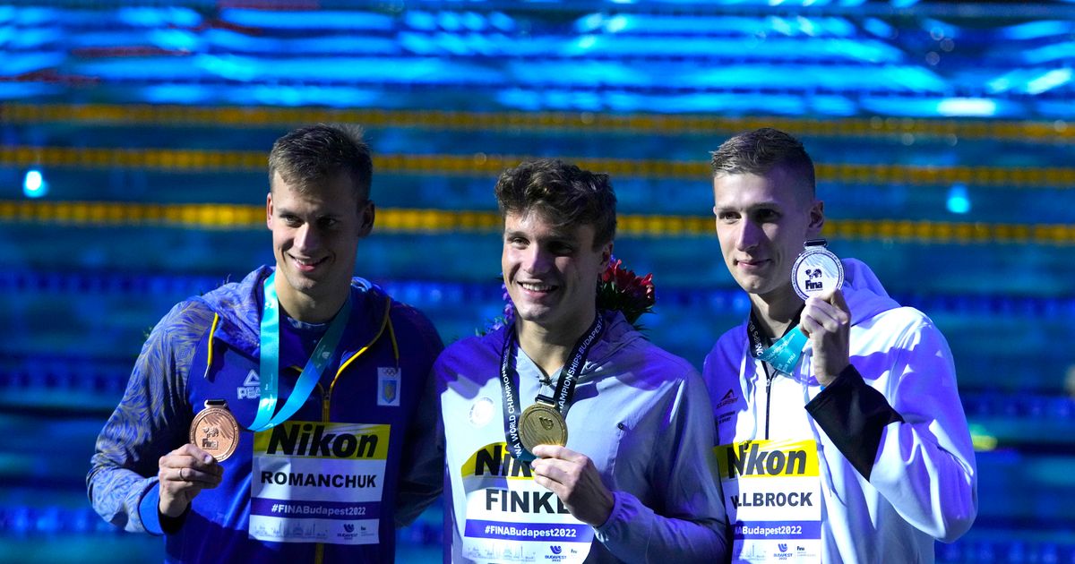 Romanchuk wins medal in pool while father fights in Ukraine | The ...