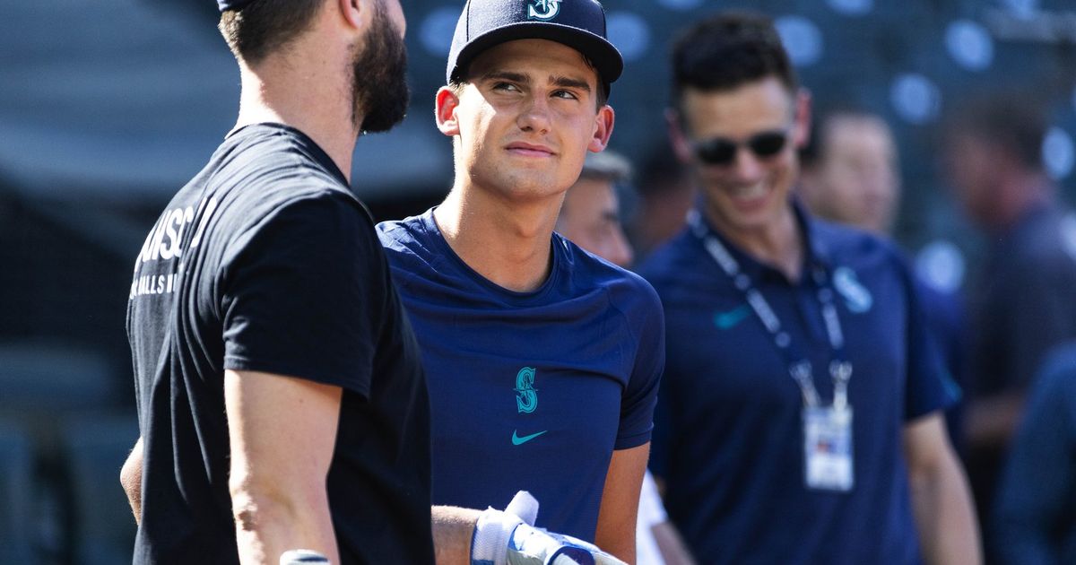 Cole Young thrilled to get rookie treatment as he arrives after draft ...